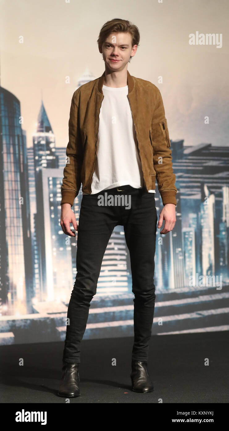 12th Jan, 2018. Hollywood actor Thomas Brodie-Sangster Hollywood actor ...