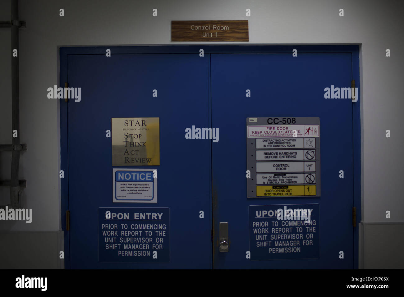 Perry, Ohio, USA. 17th Nov, 2017. Perry, Ohio 11/17/2017.Control Room ...