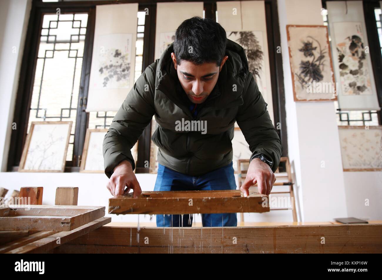 Chinese paper making traditional hi-res stock photography and images ...