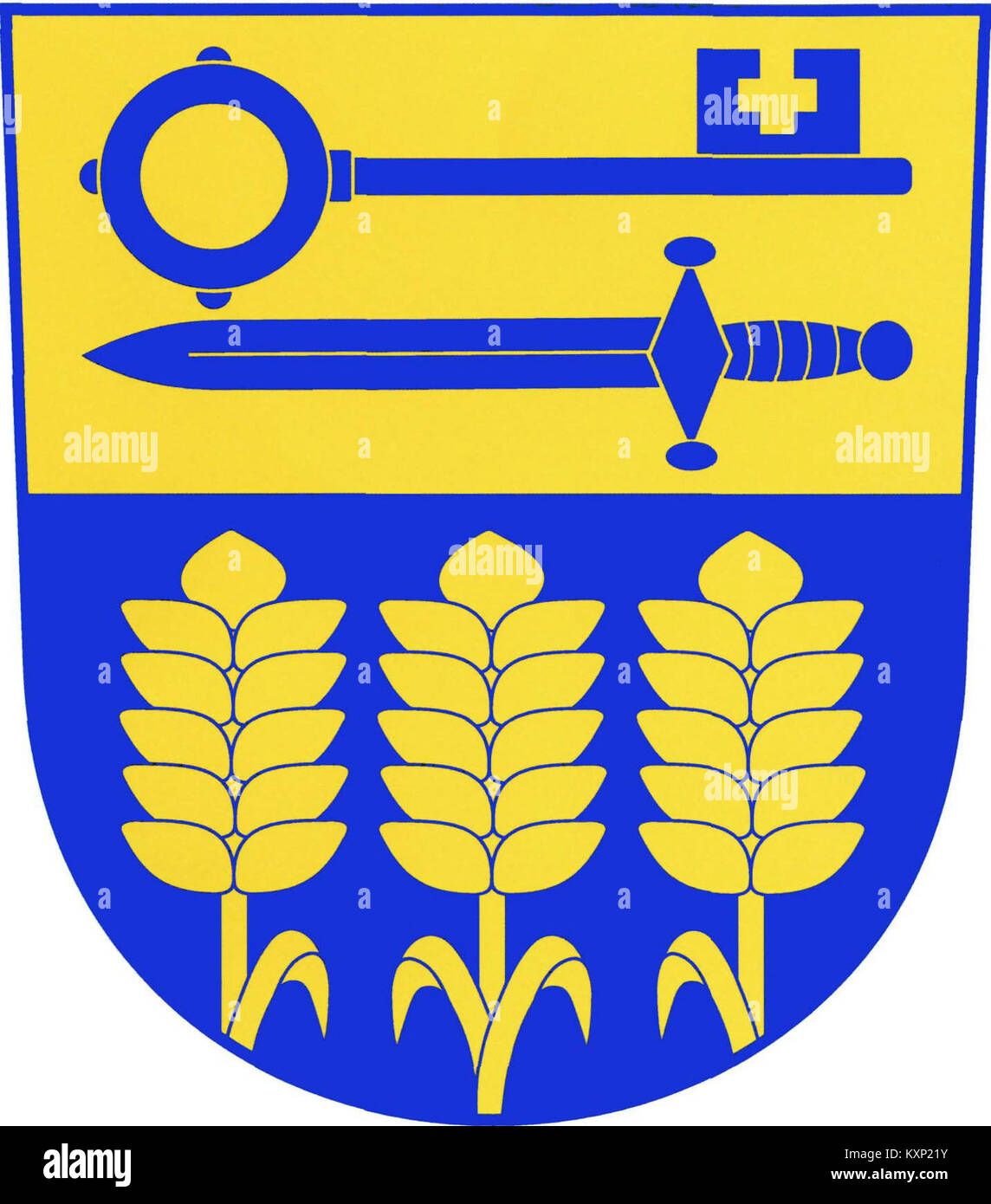 The coats of arms of Nové Ves represent the heraldic symbols associated ...