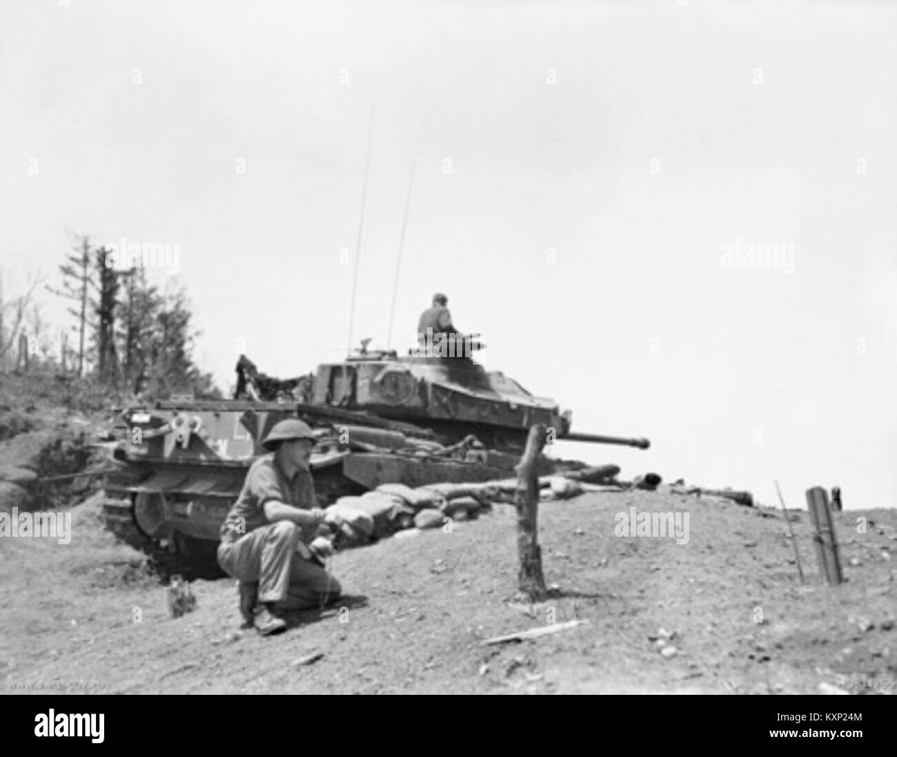 British Centurion tank Korea May 1953 (AWM HOBJ4255 Stock Photo - Alamy