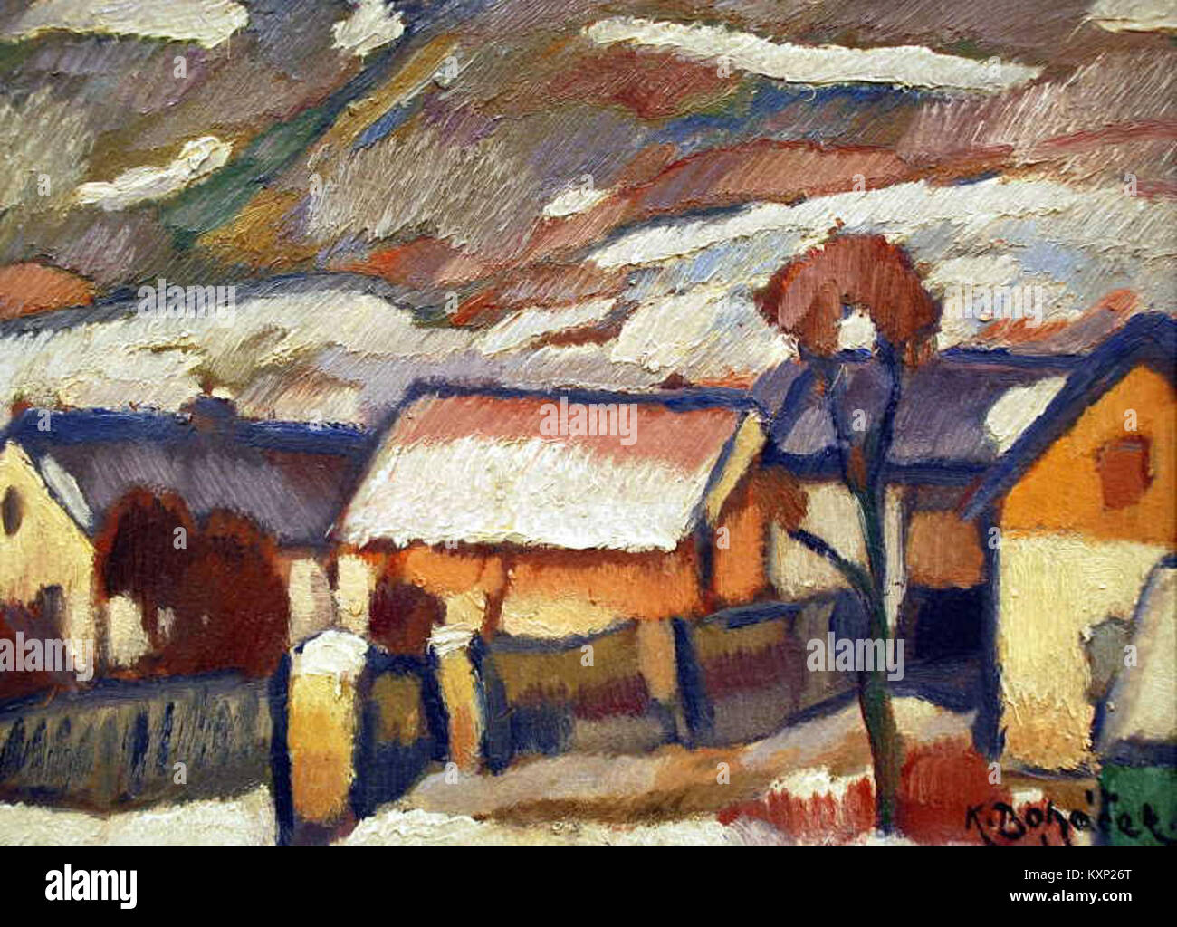 Karel Bohacek's work focuses on the architectural style of 'chalupy ...