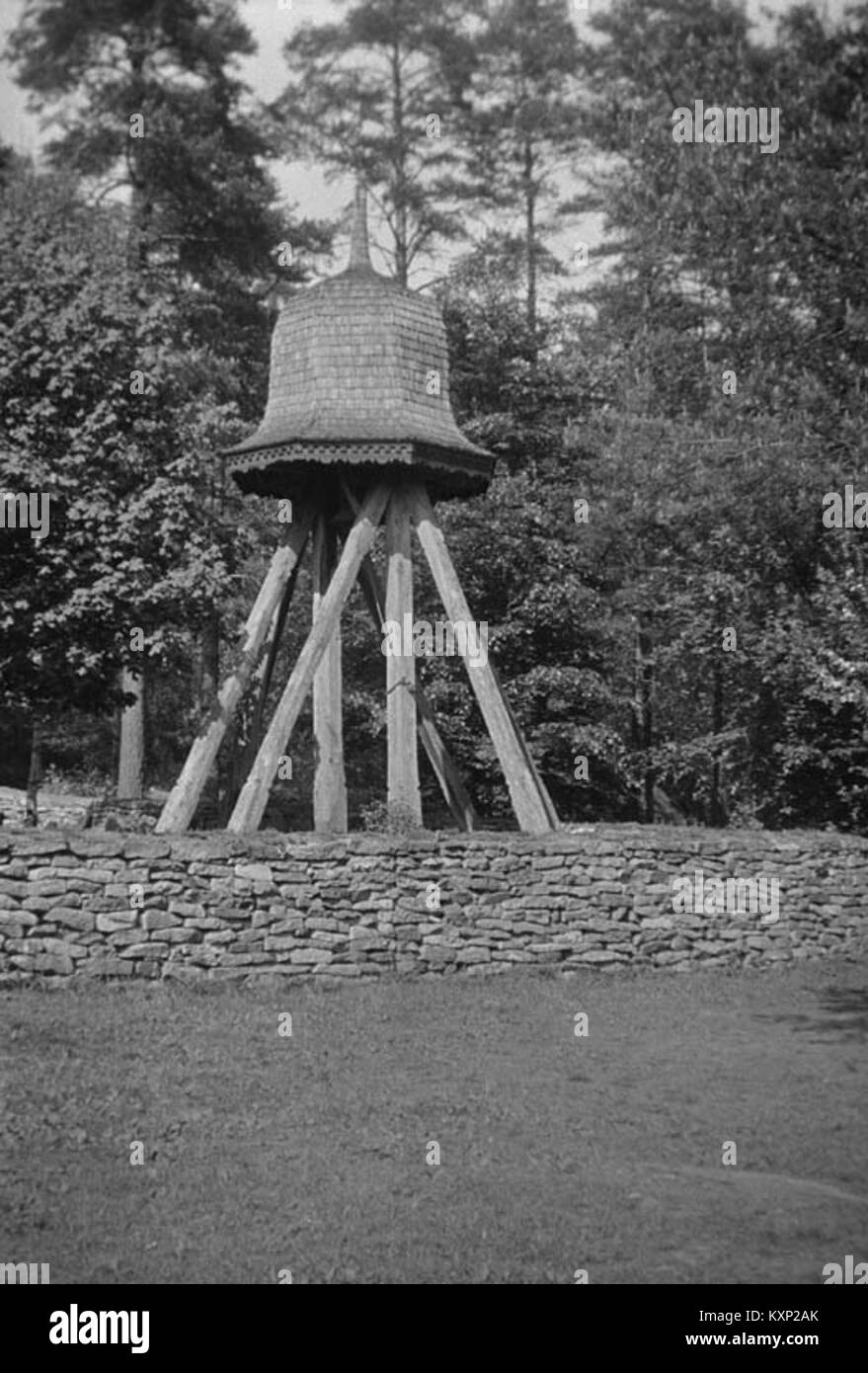 This image depicts Ramnakyrkan, an old church in Borås, Sweden, also ...