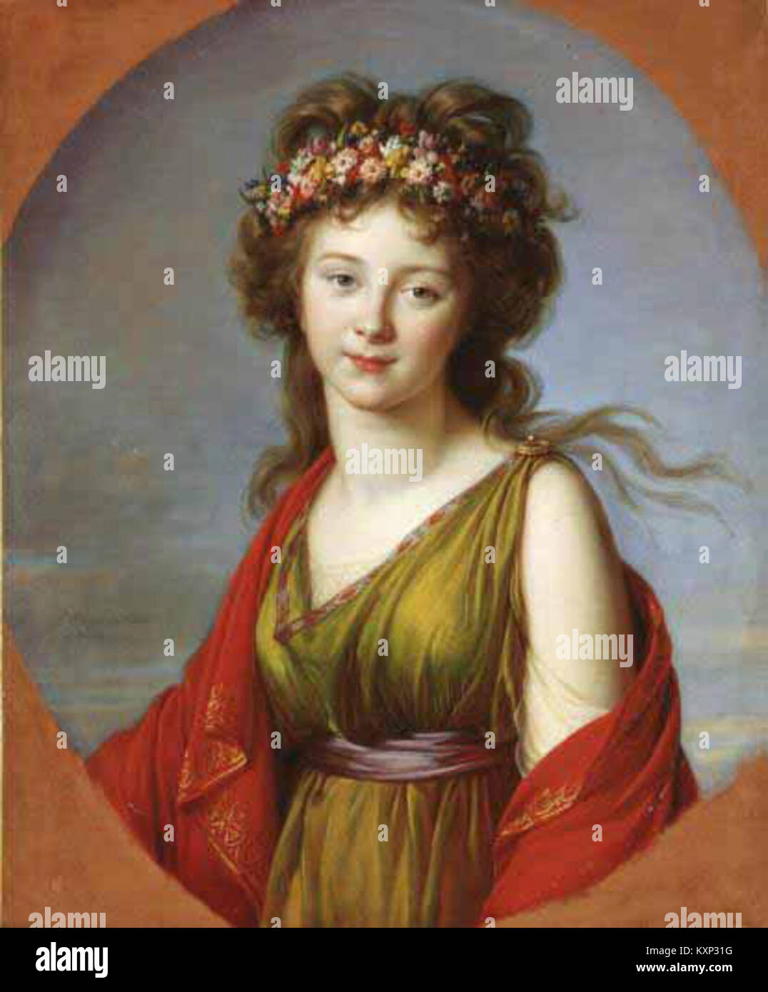 Élisabeth Louise Vigée Le Brun painted Countess Kagenek as Flora in ...
