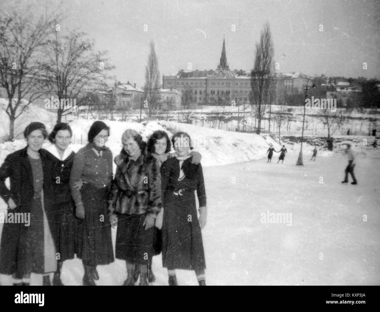 The image captures Feneketlen-tó (Endless Lake) in Budapest, reflecting ...