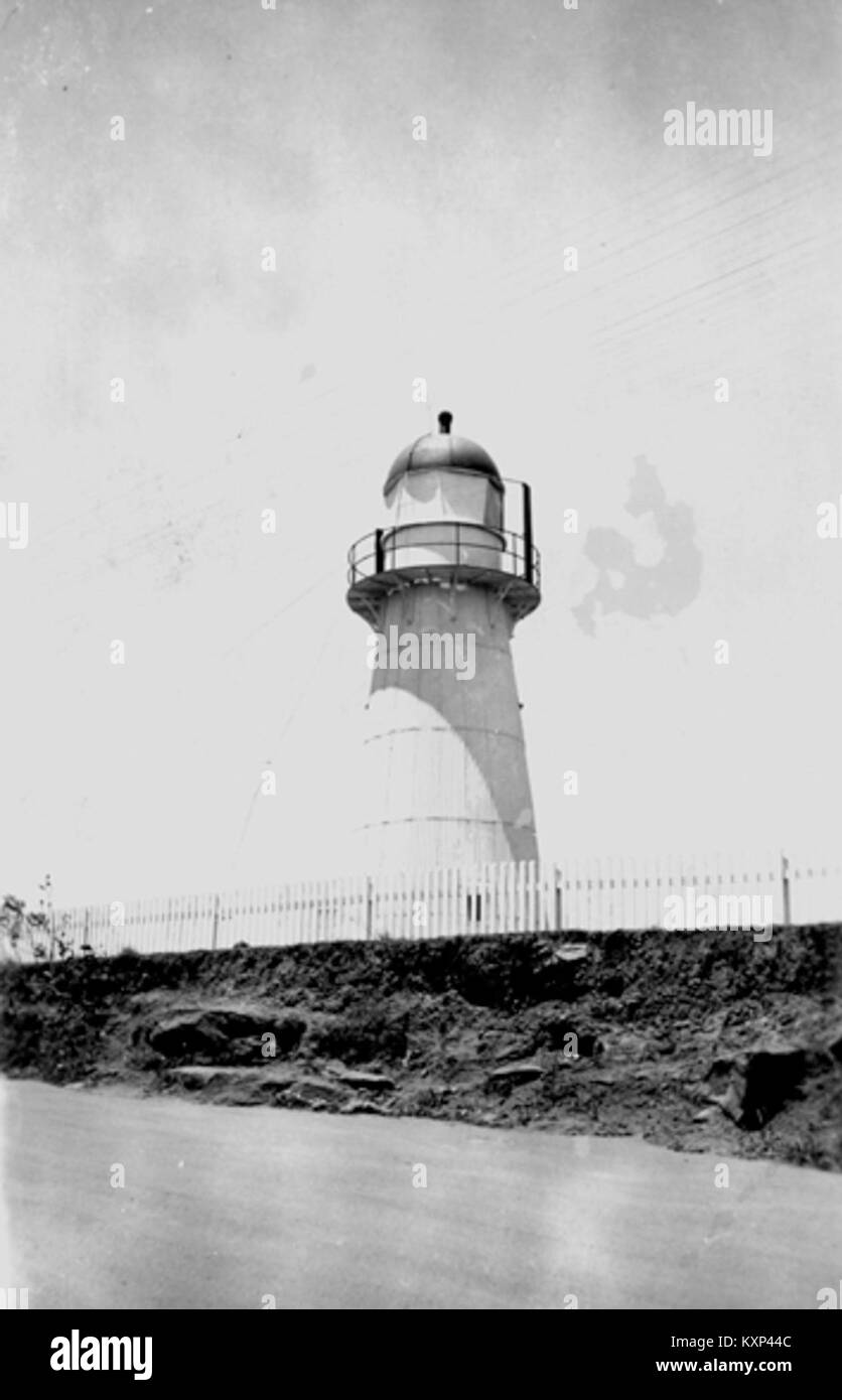 The Caloundra Lighthouse, built in the early 20th century, stands as an ...