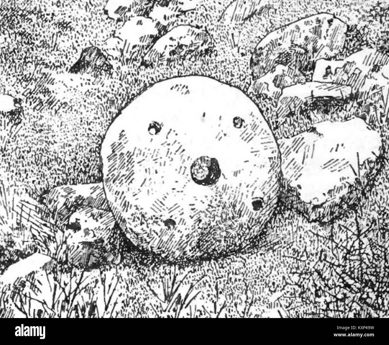 The Crazing-Mill Stone is a notable geological feature located in Upper ...