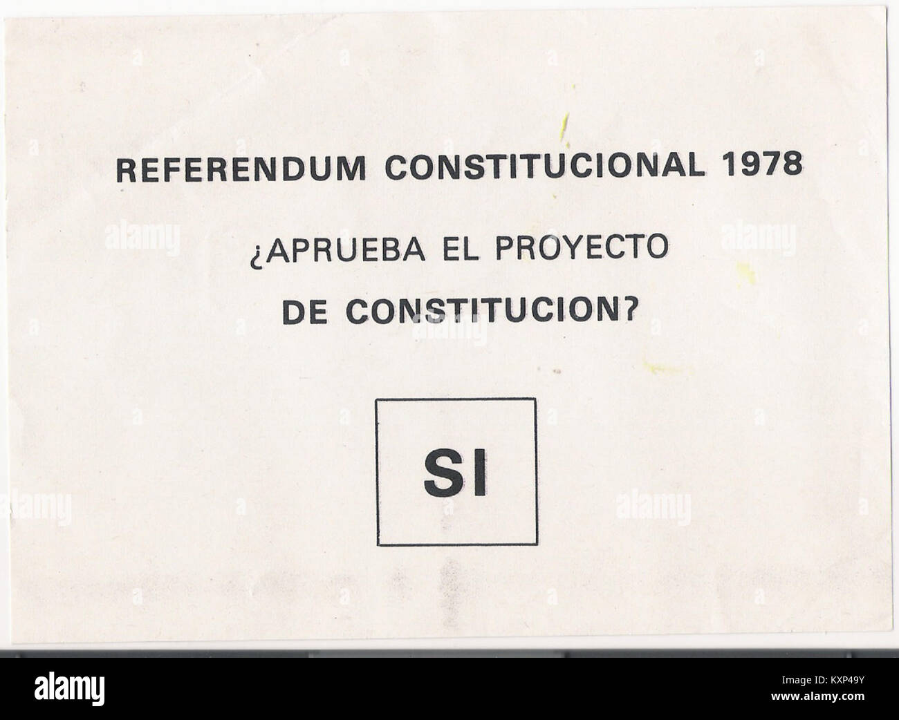 Spanish constitution 1978 hi-res stock photography and images - Alamy
