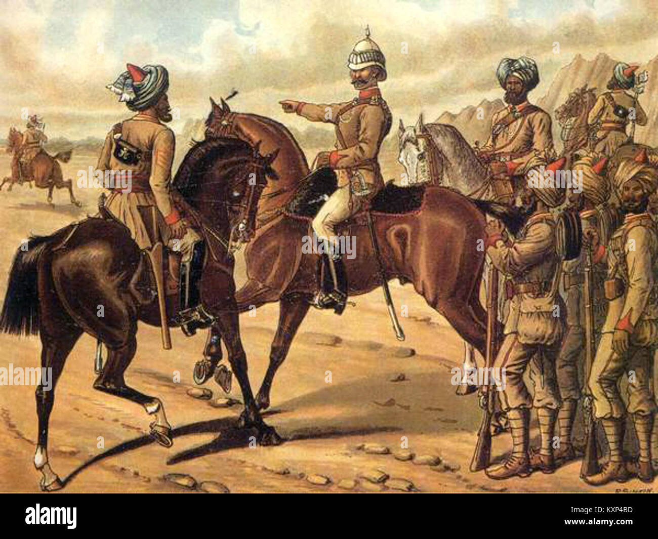 Guides infantry hi-res stock photography and images - Alamy