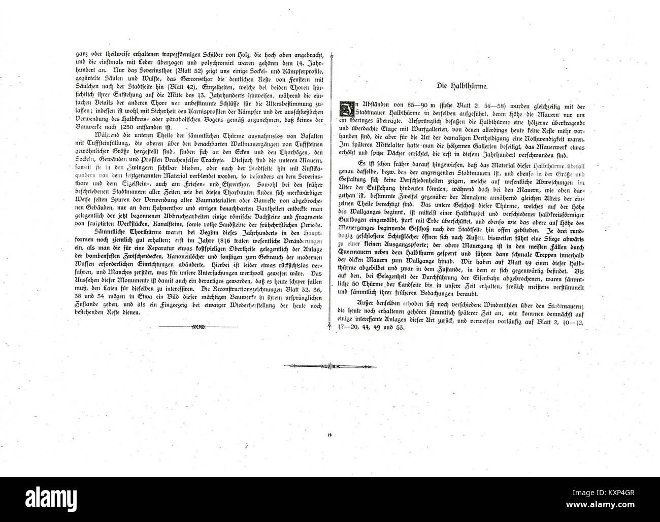 Illustration showing Cologne fortifications and gates from 1180 to 1882 ...