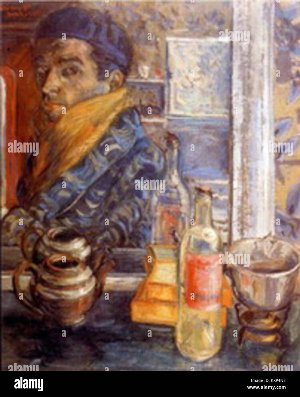 A self-portrait by the artist Bogdan Suput, reflecting his artistic ...