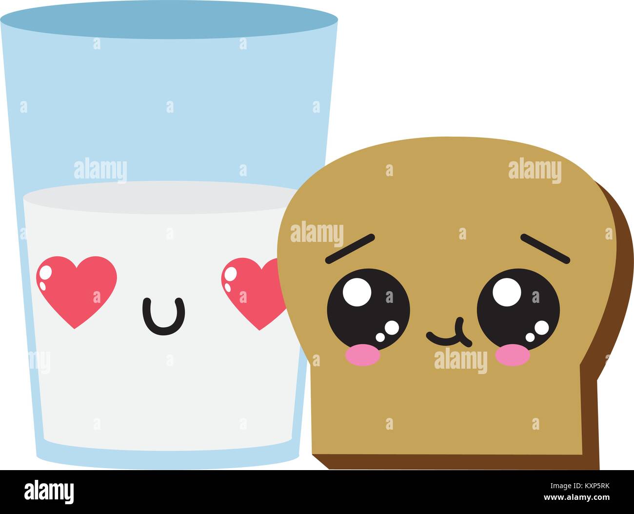 Bread and milk design Stock Vector Image & Art - Alamy
