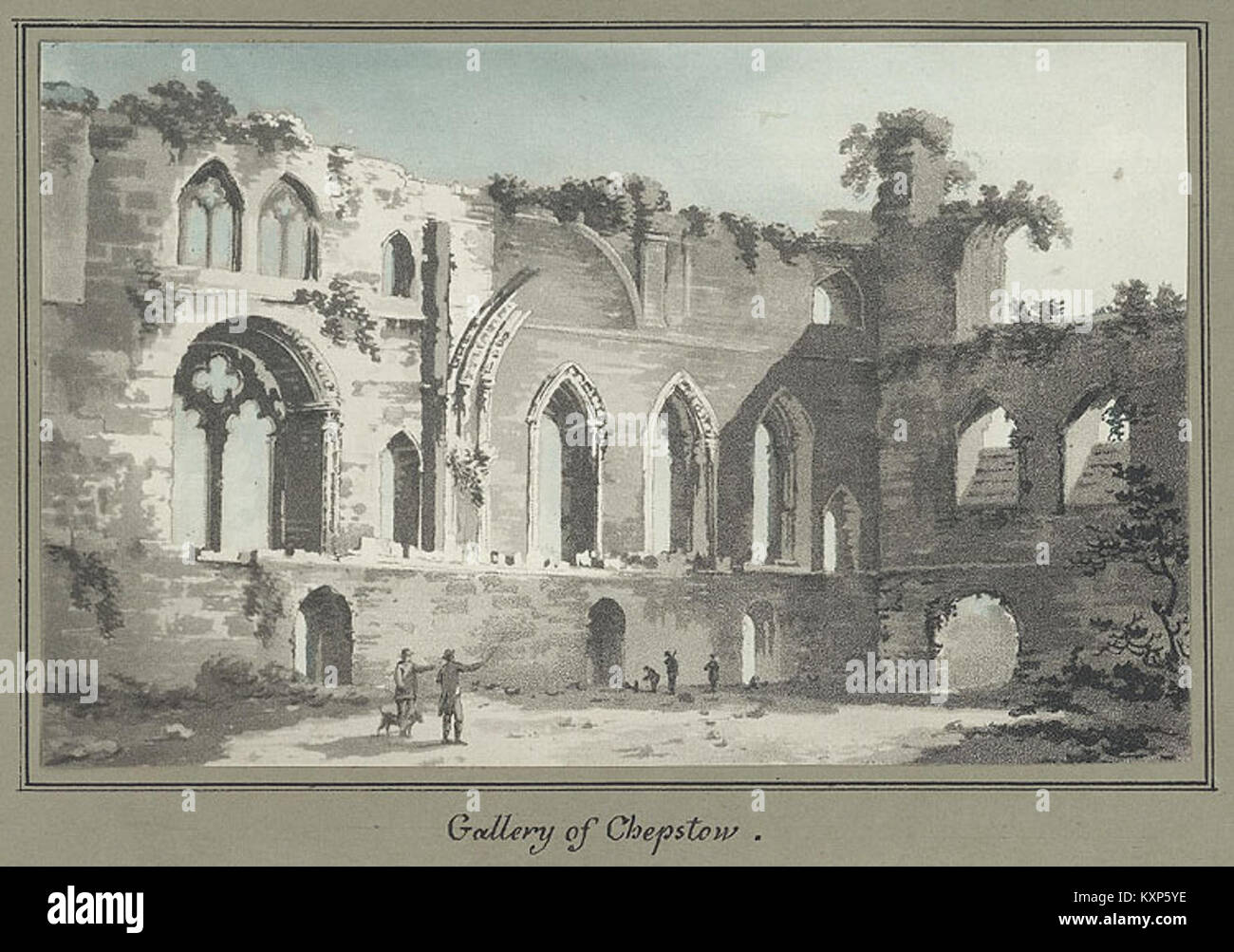 Chepstow castle interior hi-res stock photography and images - Alamy