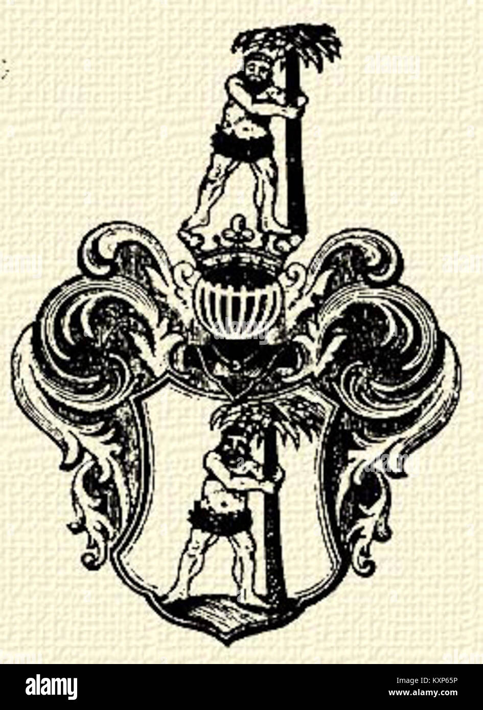The coat of arms of the Gergley family, symbolizing their historical ...