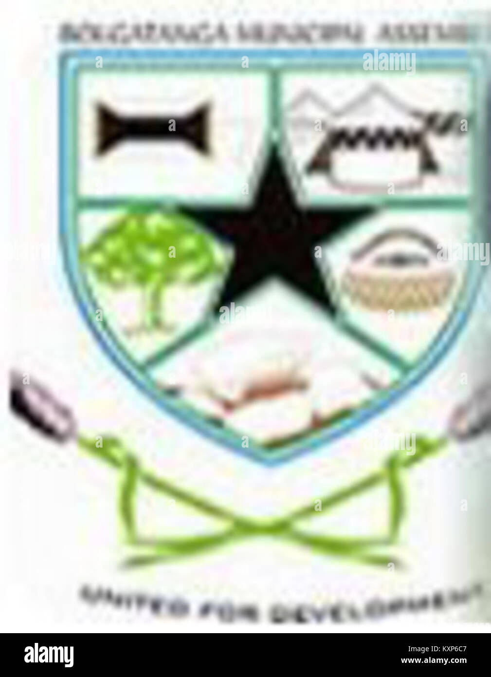 The Bolgatanga Municipal Assembly (BMA) logo represents the local ...