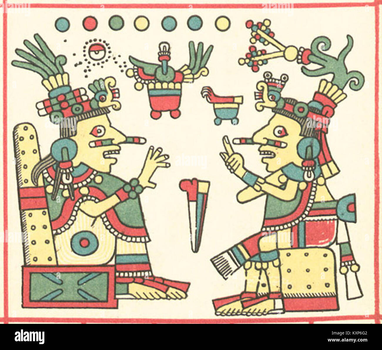 Aztec mythology painting hi-res stock photography and images - Alamy