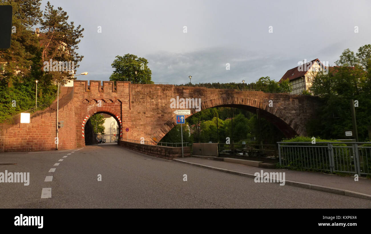 The Bogenbrücke in Dillweißenstein is an important historical bridge ...