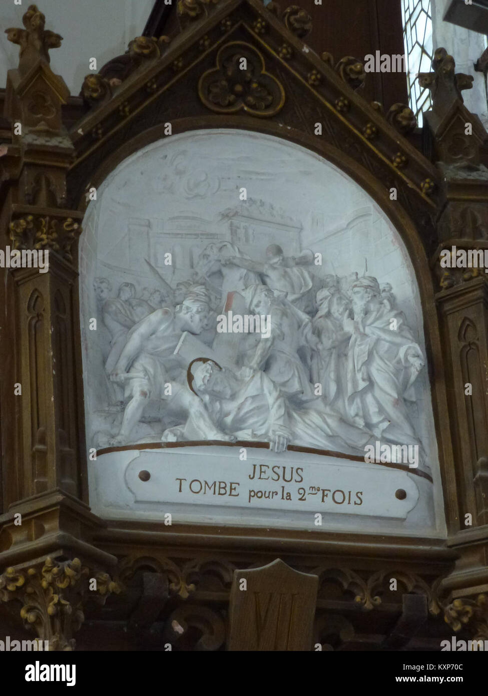 Seventh station of the cross hi-res stock photography and images - Alamy