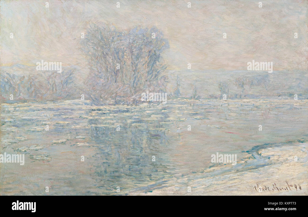 Claude monet the winter hi-res stock photography and images - Alamy