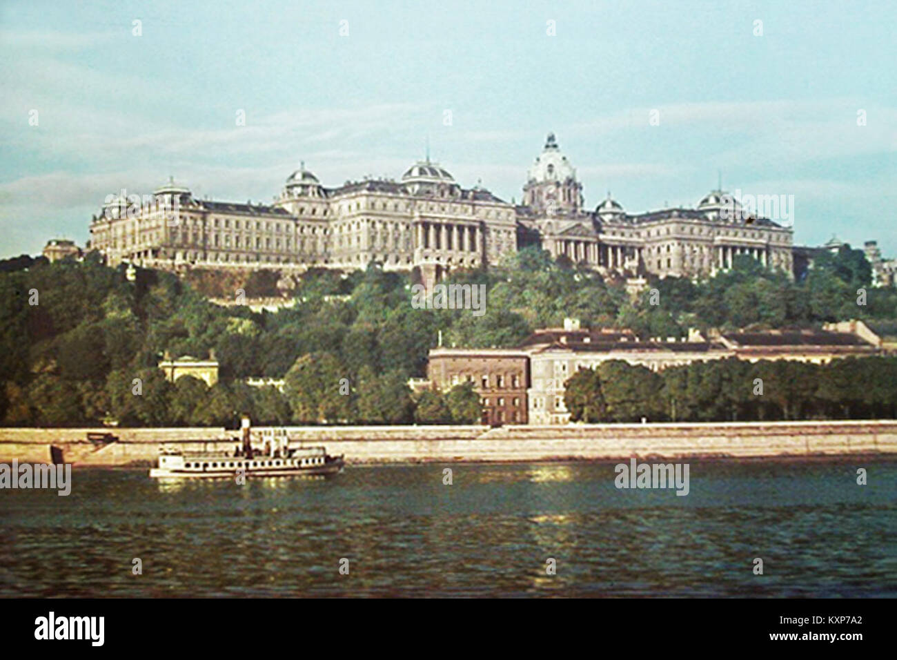 This title refers to an image of the Buda Palace (Budavári Palota) in ...