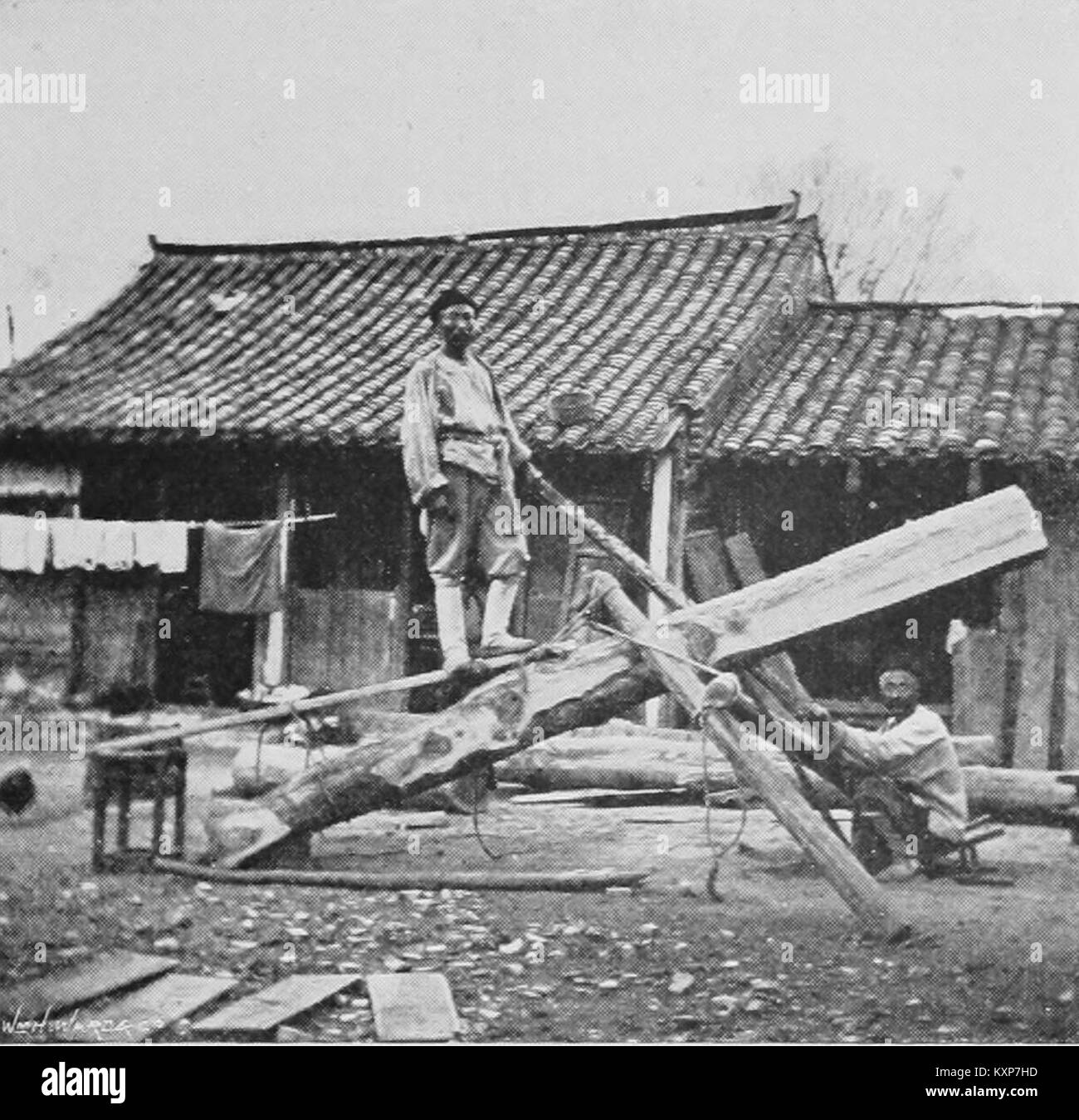 Chinese laborers 19th hi-res stock photography and images - Alamy