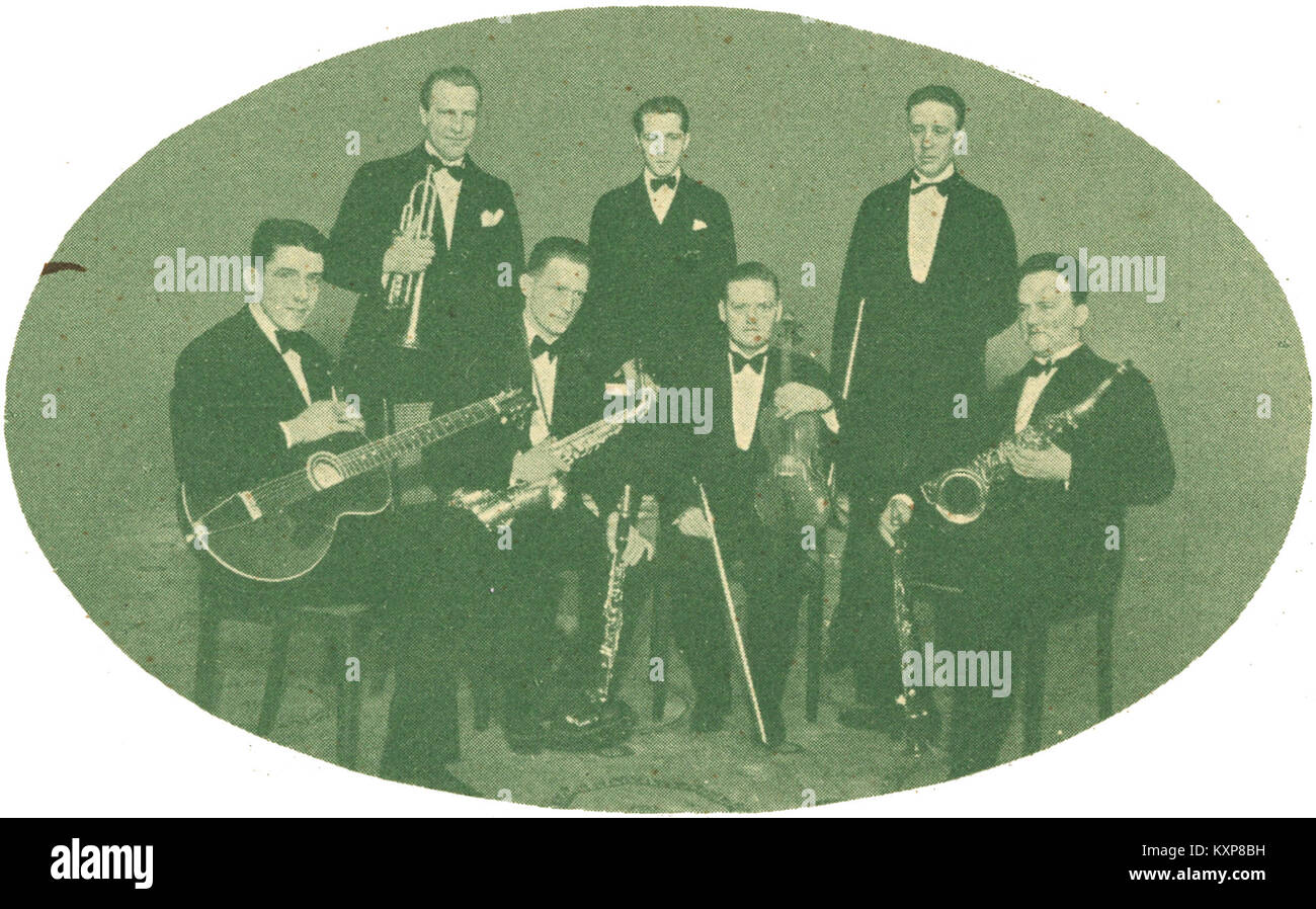 Eric Zölls orchestra, circa 1931, represents early 20th-century musical ...