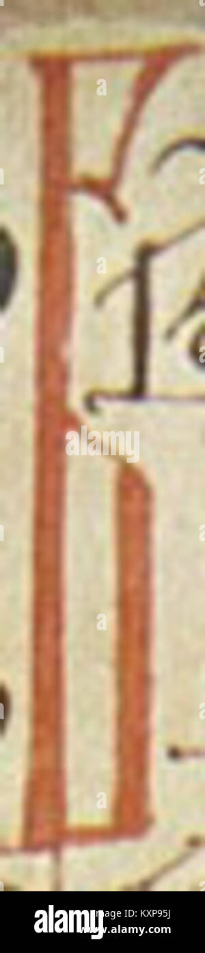 Detail of the Cyrillic letter 'В' from Elizaveta Bem's Azbuka ...