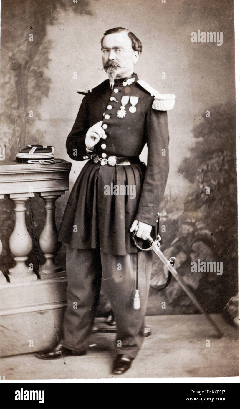 Commandant Lamy, a French officer from the 18th Chasseurs, was killed ...