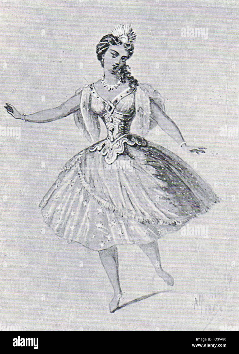 The *Coppélia* 1870 dawn costume is a historically significant costume ...