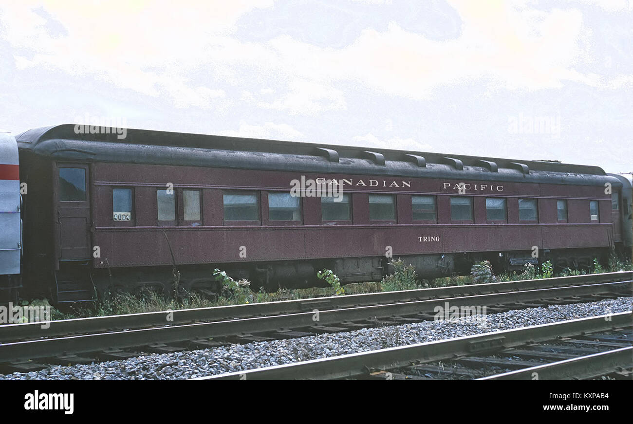 This 1971 photograph showcases the 'Tring,' a passenger train from ...