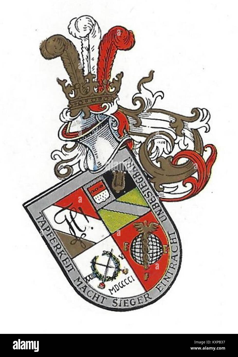 Corps Hansea Köln (Wappen Stock Photo - Alamy