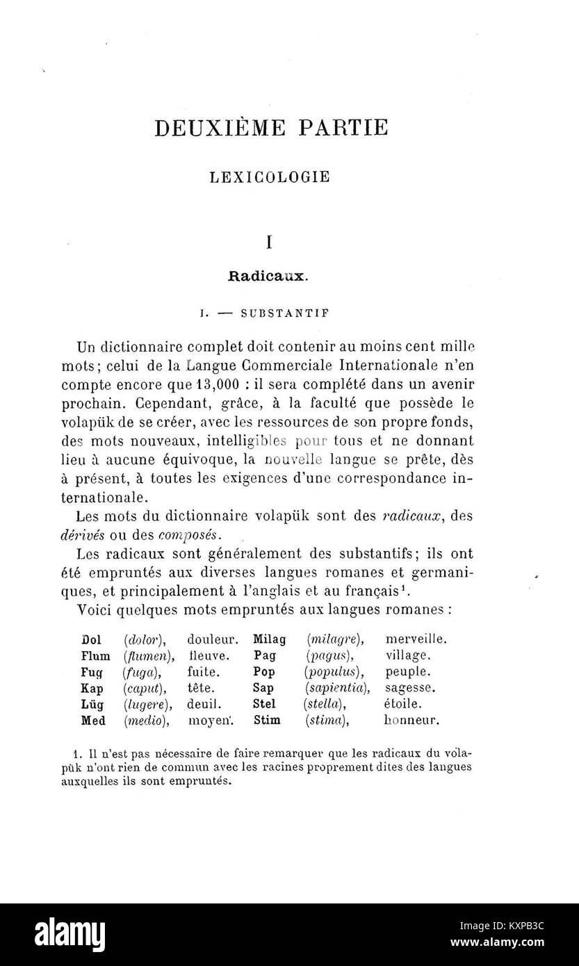 Cover of 'Cours complet de Volapük', a guide to the constructed ...