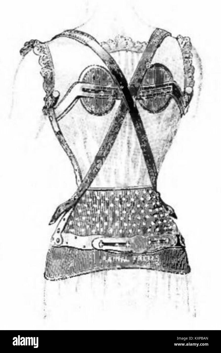 This image shows a page from the 1925 catalogue of corsets by Rainal ...