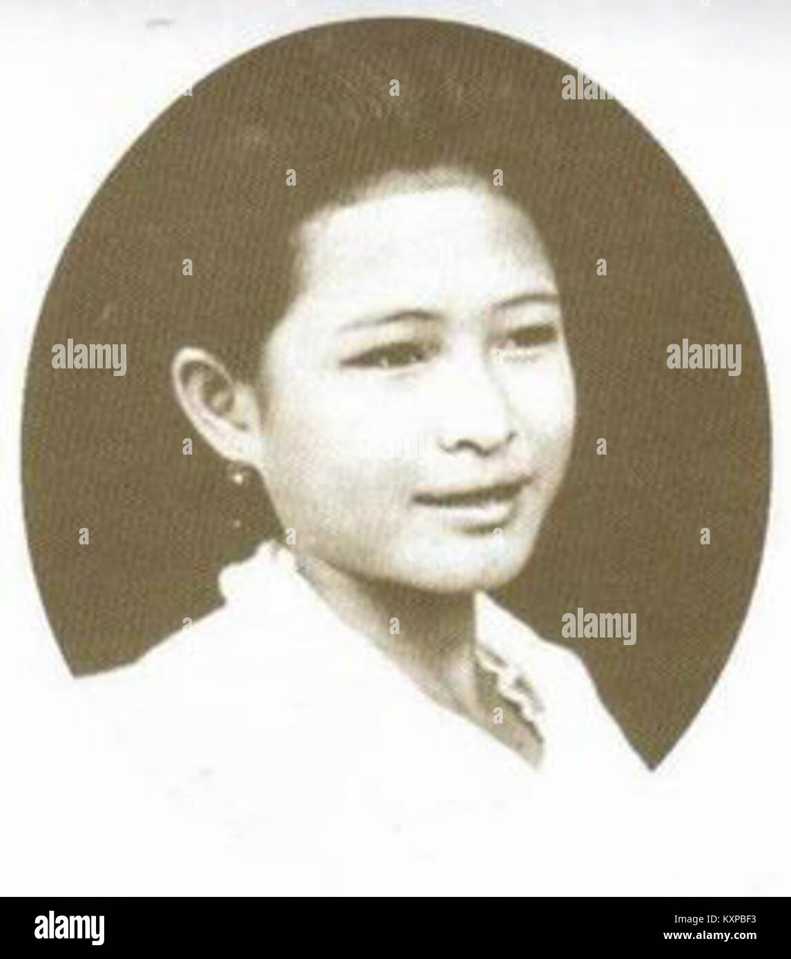 A portrait of Chao Chom Manda Sae, a figure associated with the court ...