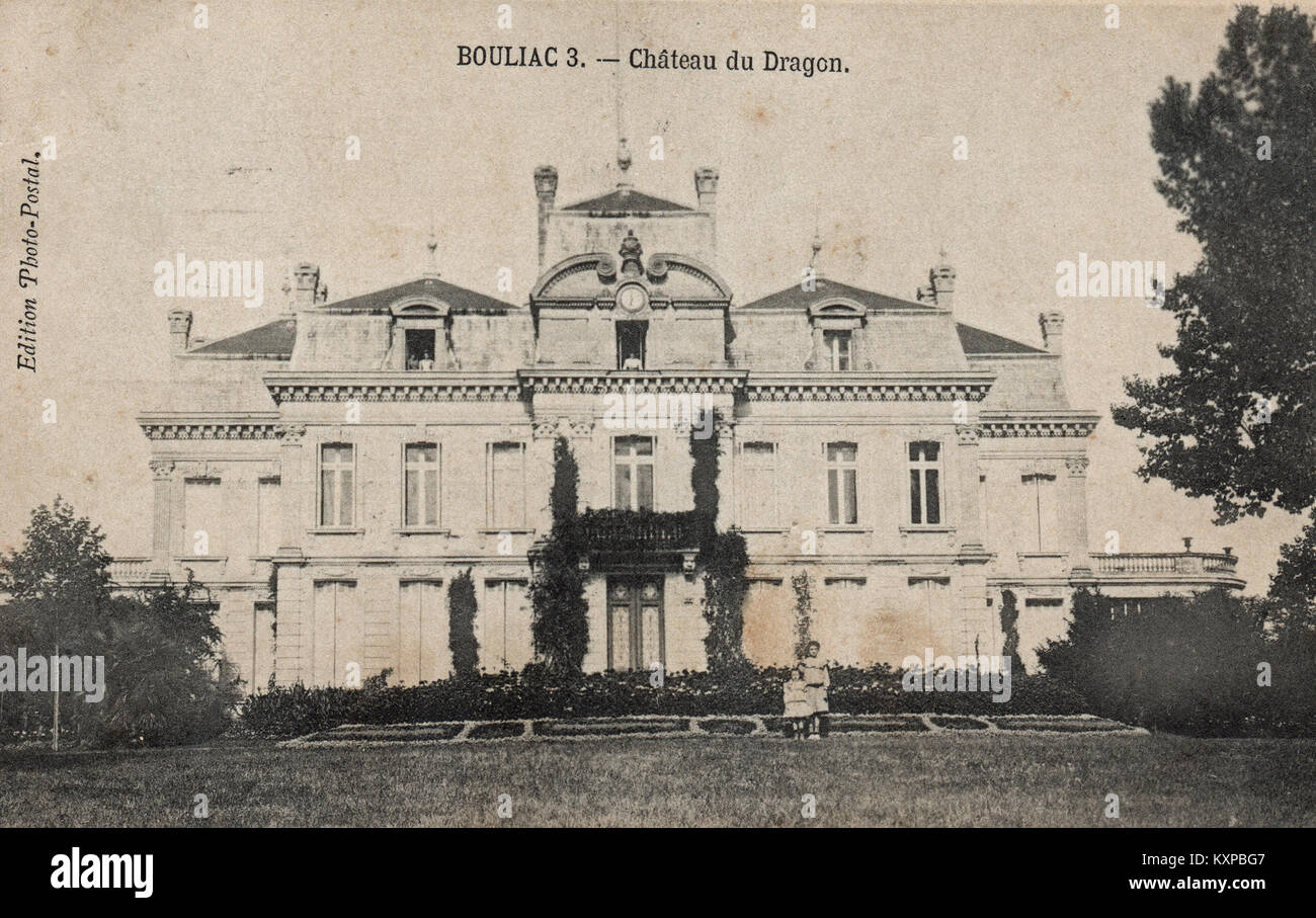 Bouliac Château du Dragon 2 Stock Photo - Alamy