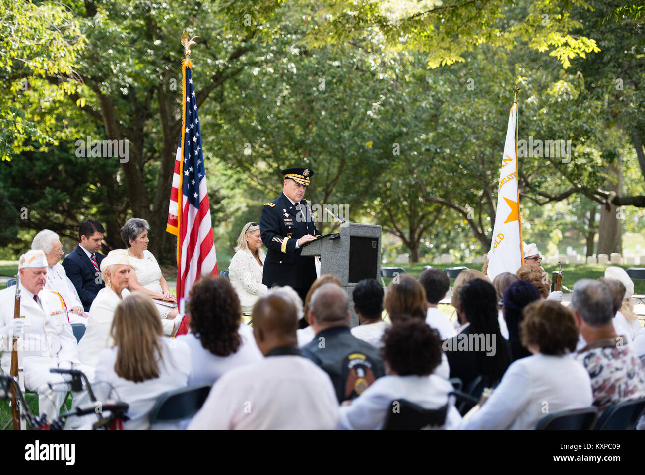 A commemorative ceremony honoring Gold Star Mothers, marking the 80th ...