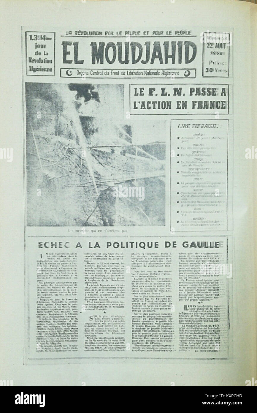 The algerian liberation revolution hi-res stock photography and images ...