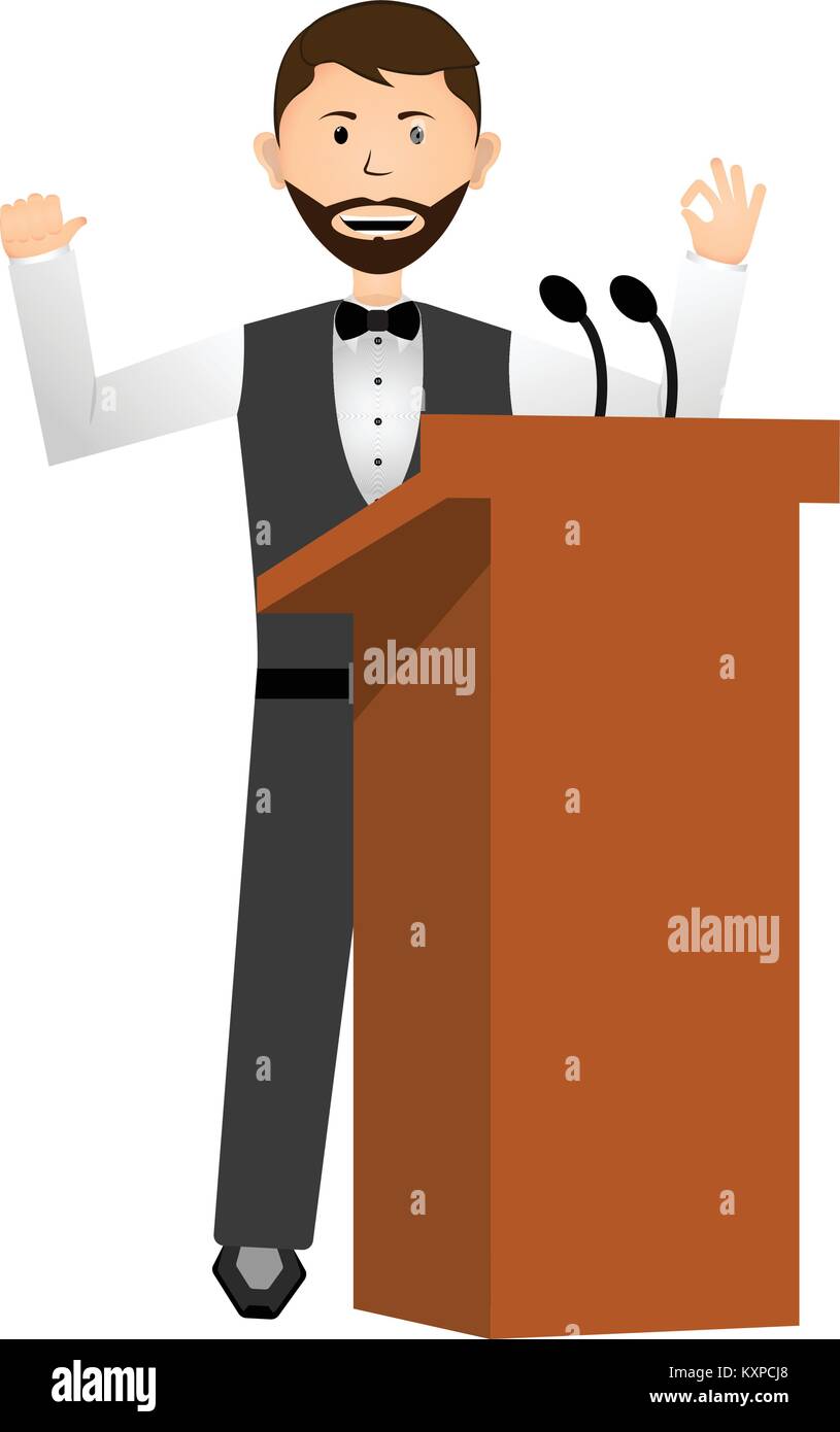 Lectern standing Stock Vector Images - Alamy