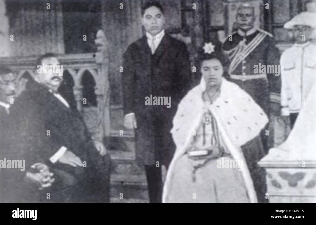 Coronation of Queen Salote, 11 October 1918 Stock Photo - Alamy