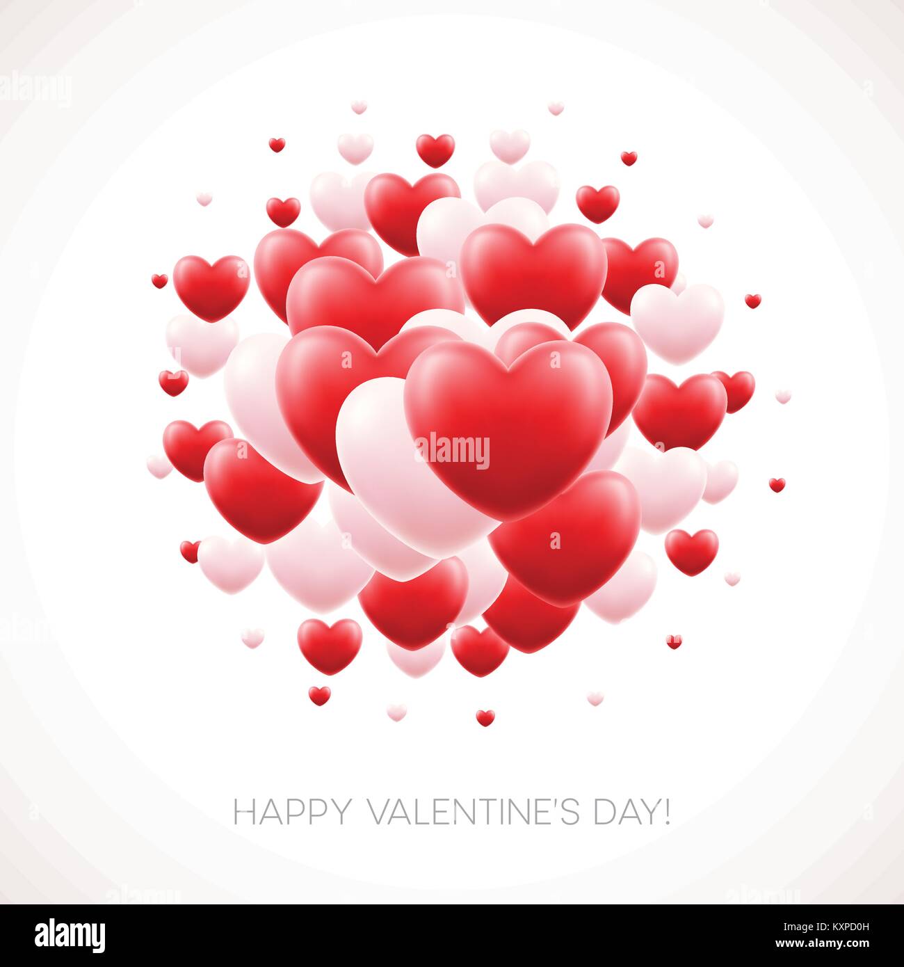 Romantic red heart background hi-res stock photography and images - Alamy