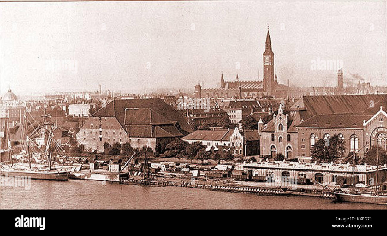 An image of Bryghuset (brewery) from 1906, showcasing historical ...