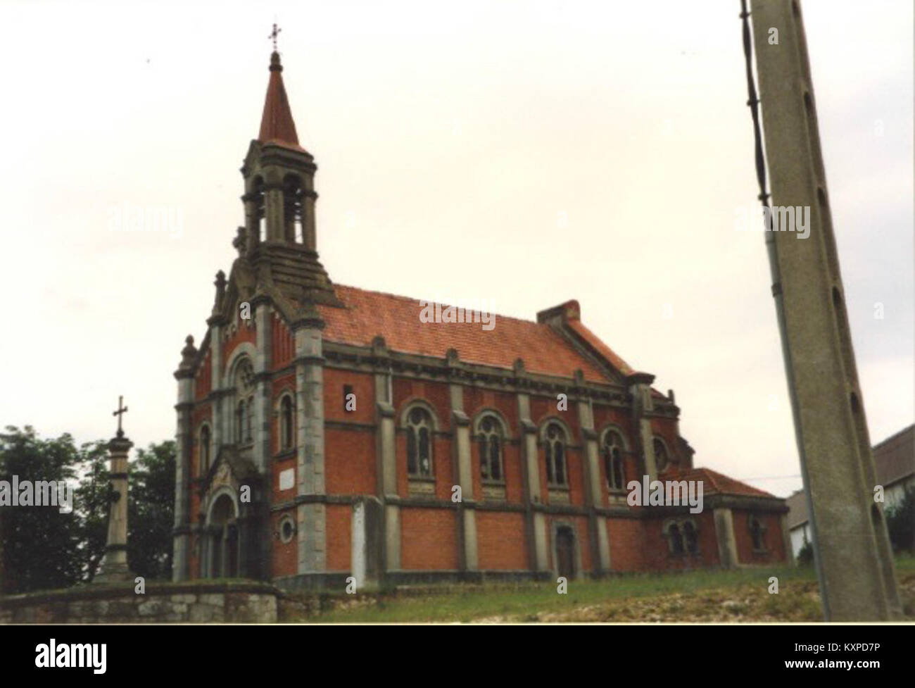 Capilla de Santa Bárbara en Coruño Stock Photo - Alamy