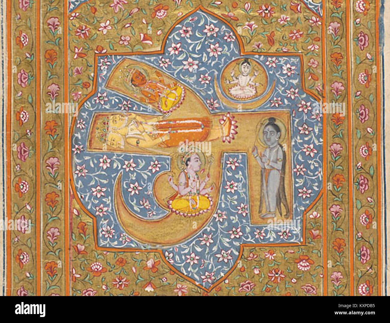 Mahabharata manuscript hi-res stock photography and images - Alamy