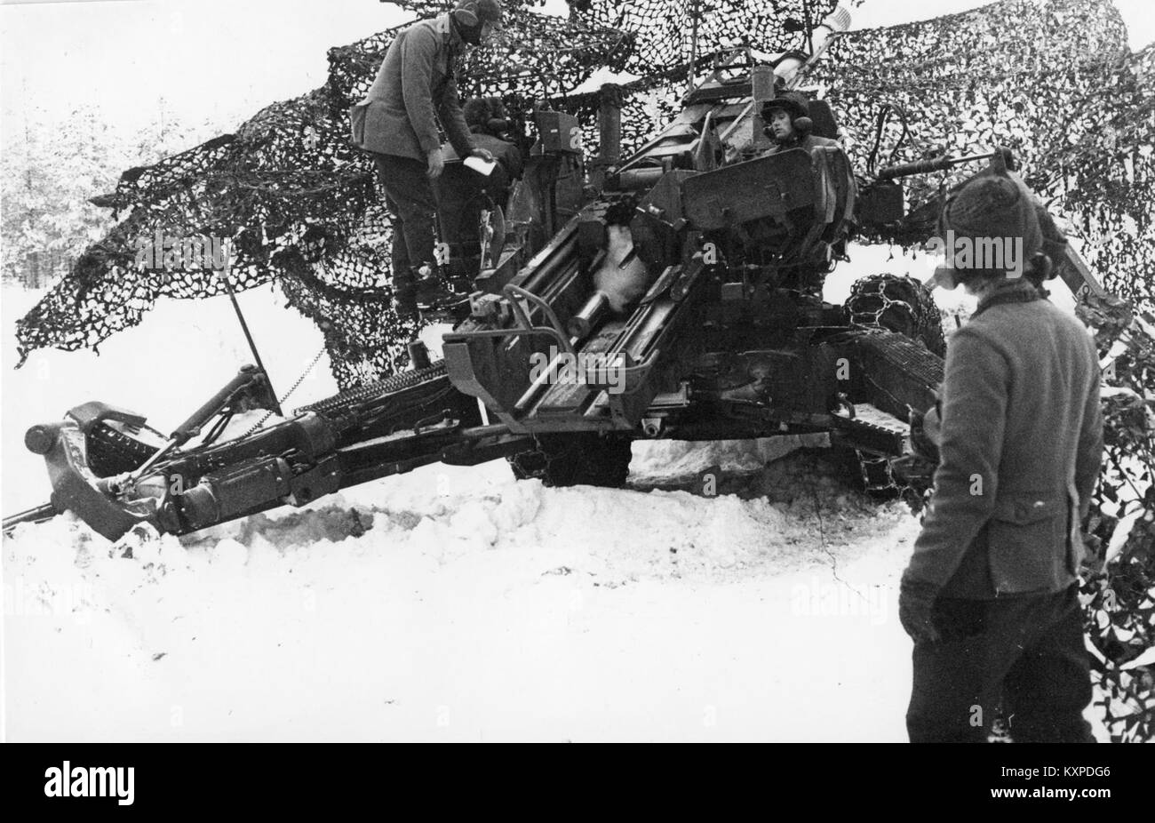 The Bofors Field Howitzer, used by the 77 Artillery Regiment of Småland ...