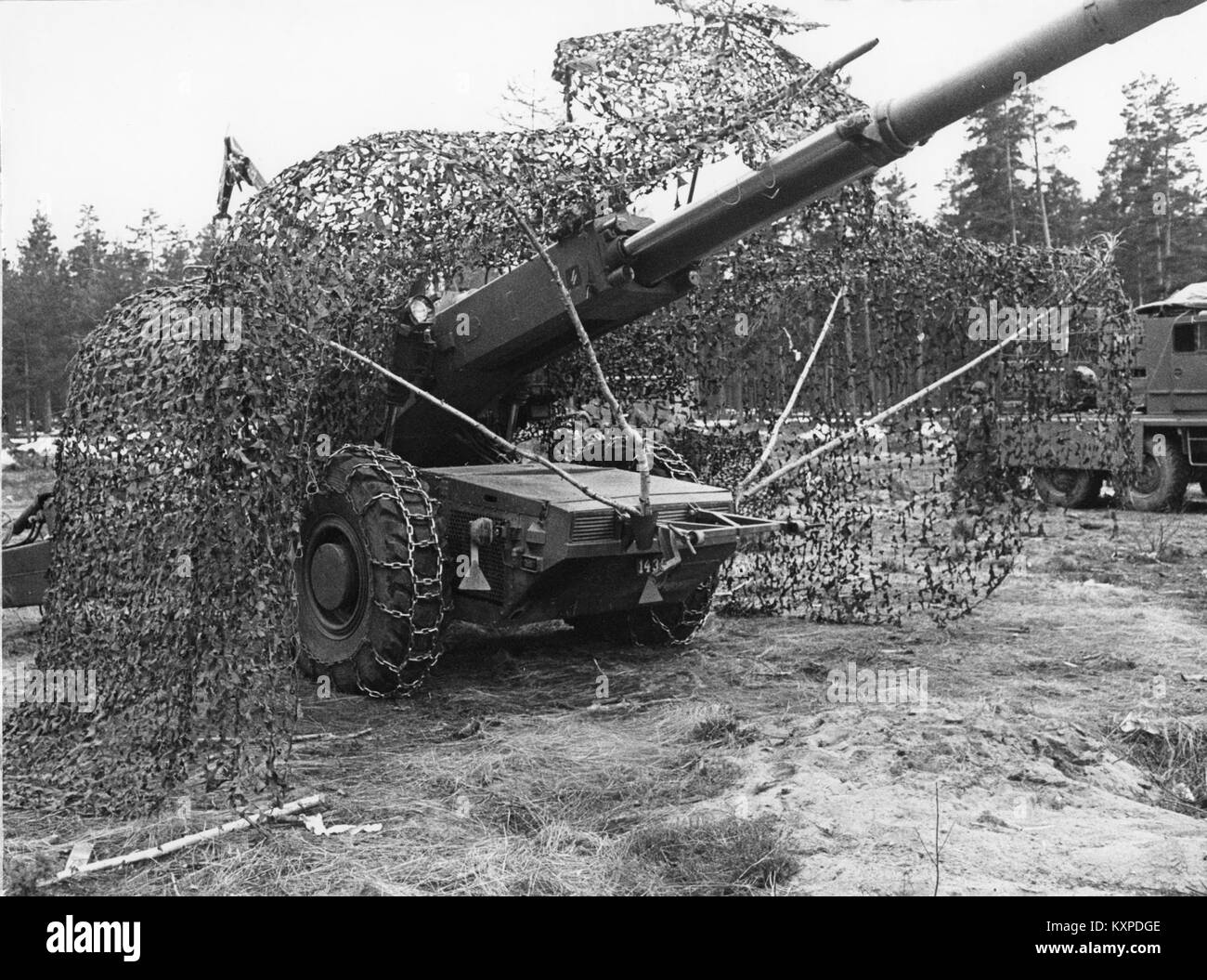 The Bofors Field Howitzer 77, used by the Artillery Regiment of Småland ...