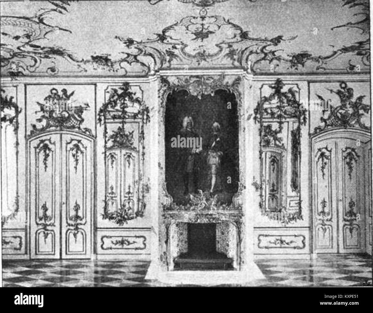 The Bronzesaal in the Stadtschloss (City Palace) of Potsdam is a ...