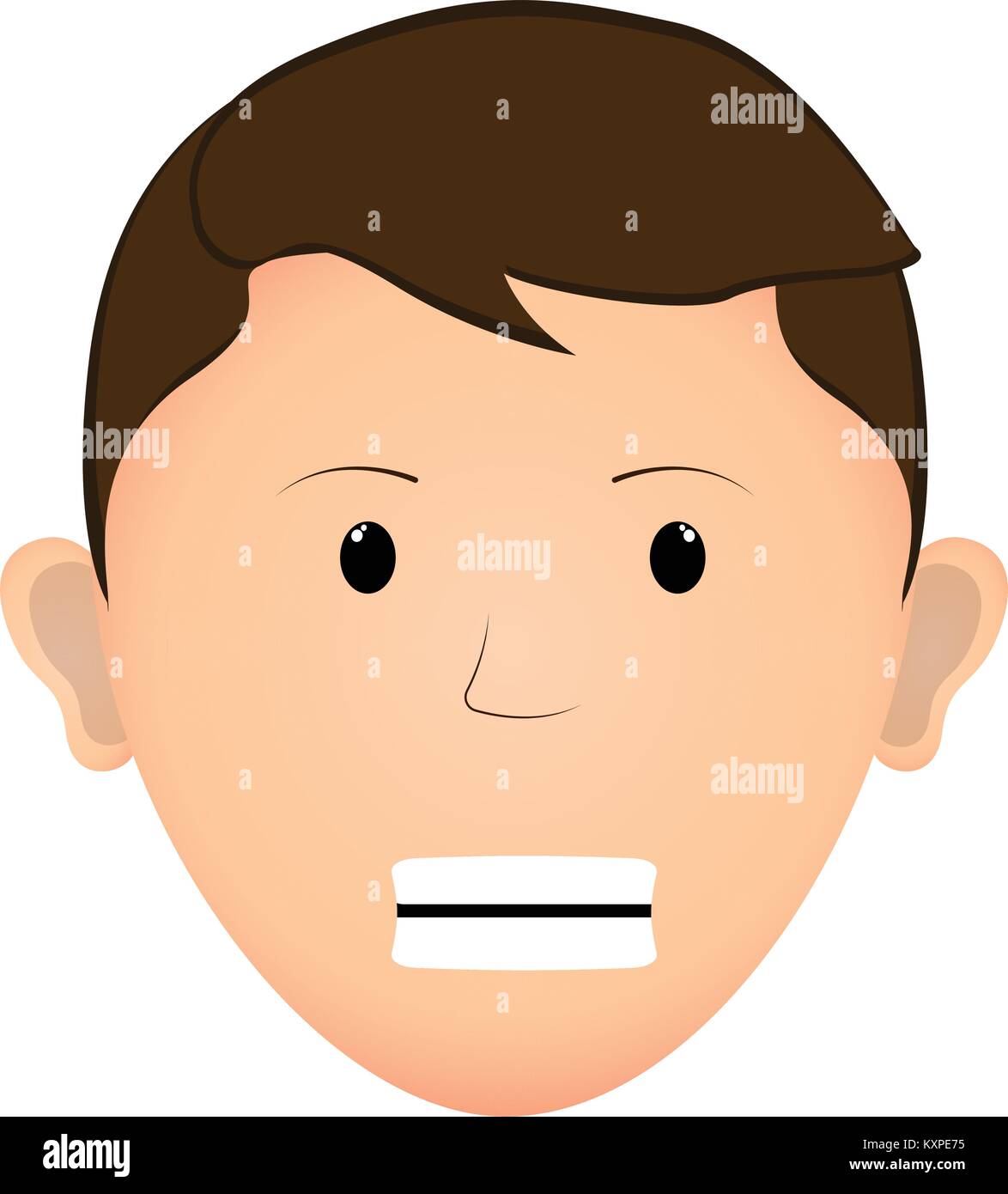Serious pretty Stock Vector Images - Alamy