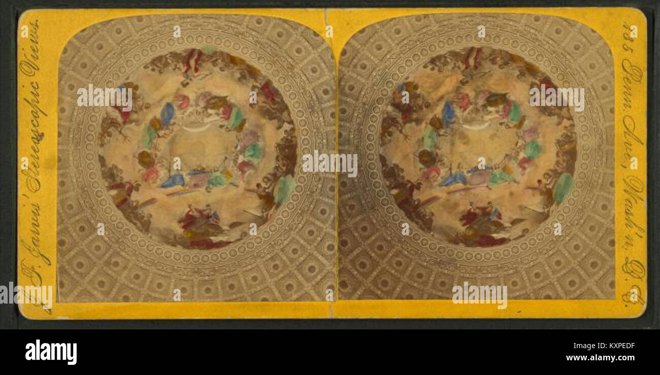 This painting by Brumidi, located in the U.S. Capitol Dome, depicts ...