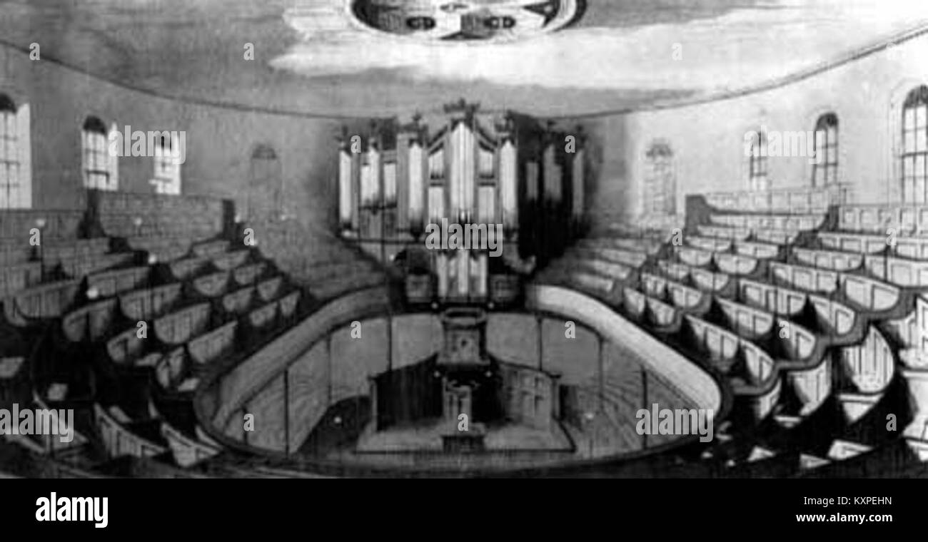 Brunswick Chapel Leeds, interior Stock Photo - Alamy