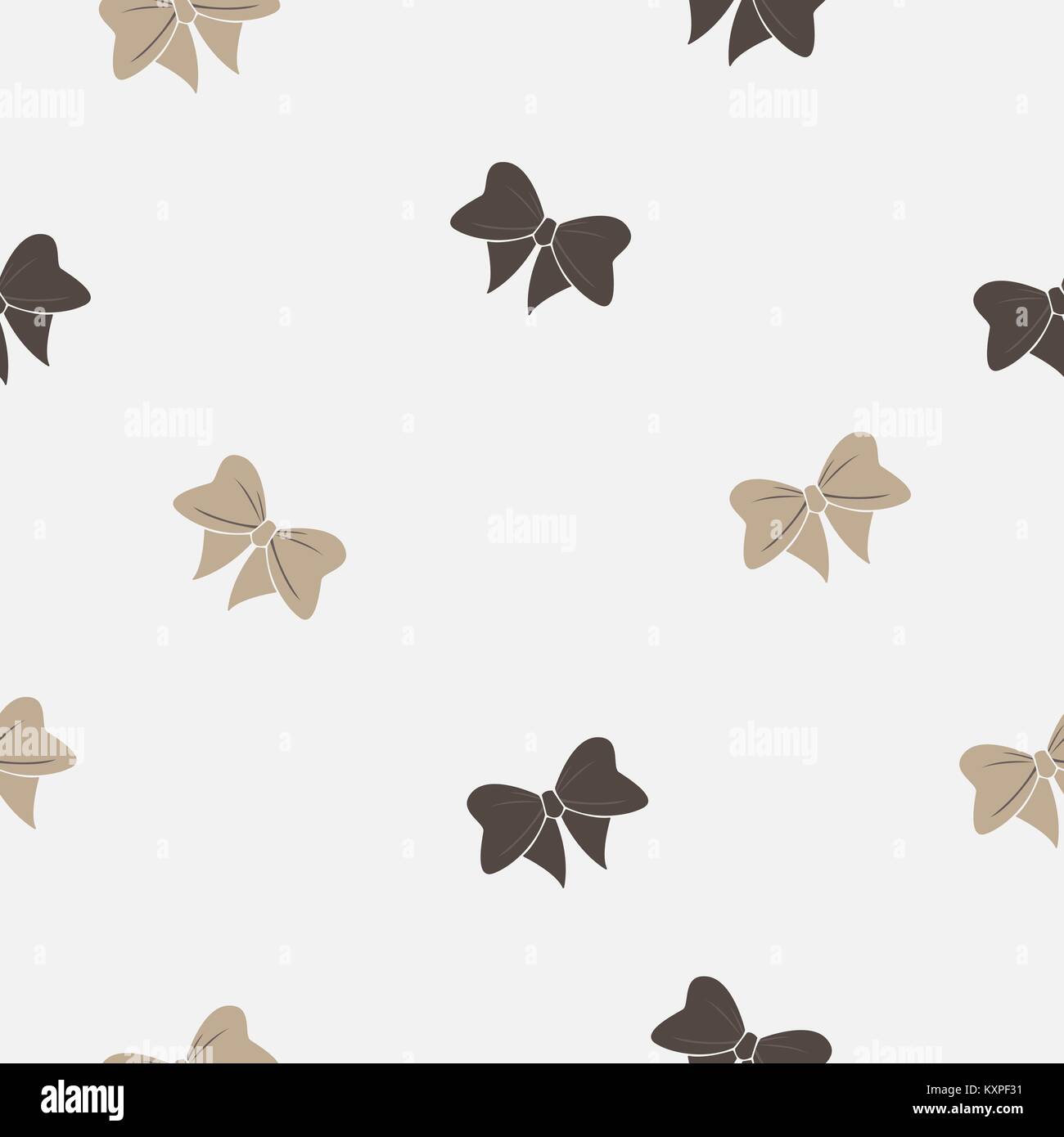 Seamless Pattern with bows on white background. Repeating pattern ...
